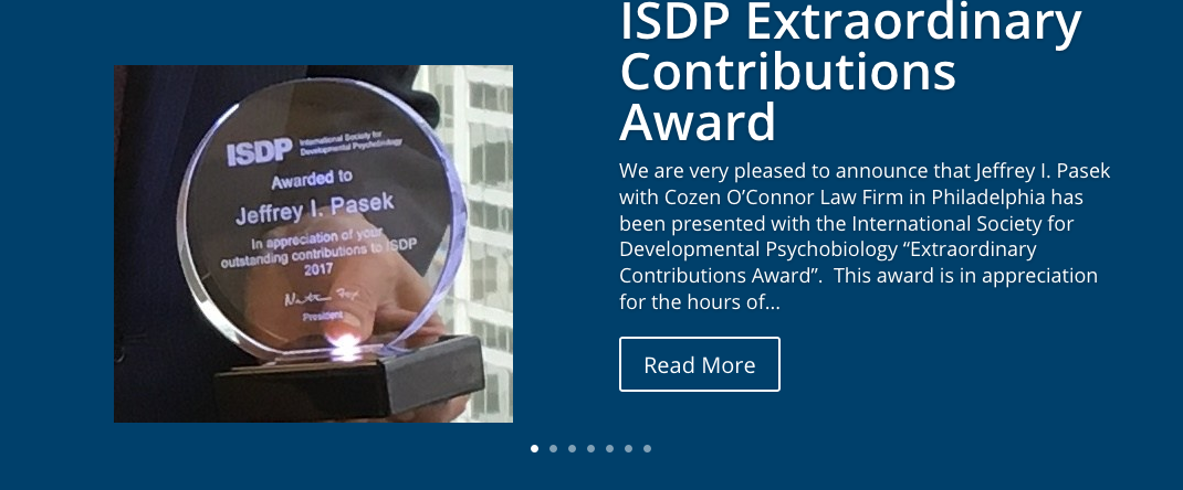 ISDP Extraordinary Contributions Award - International Society for ... ISDP Extraordinary Contributions Award - International Society for ...