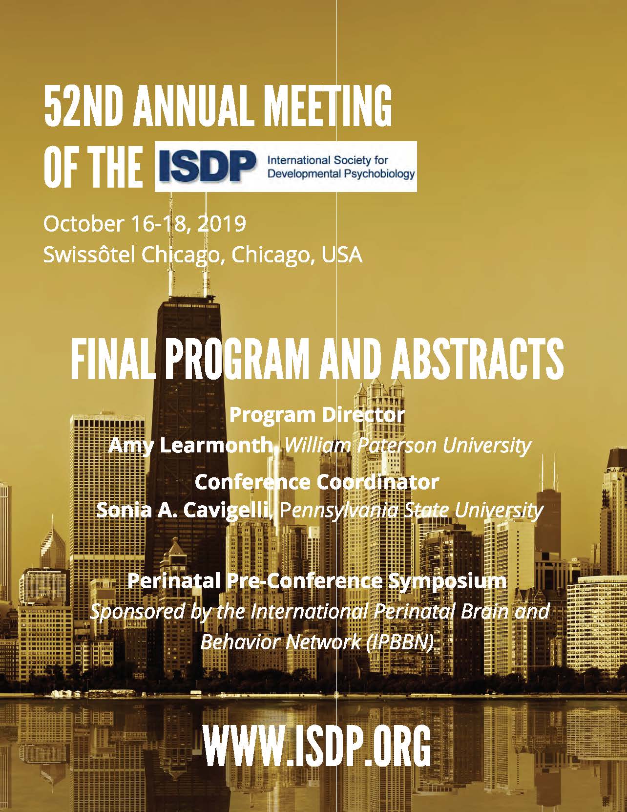 Final Program & Abstracts - International Society for Developmental ...