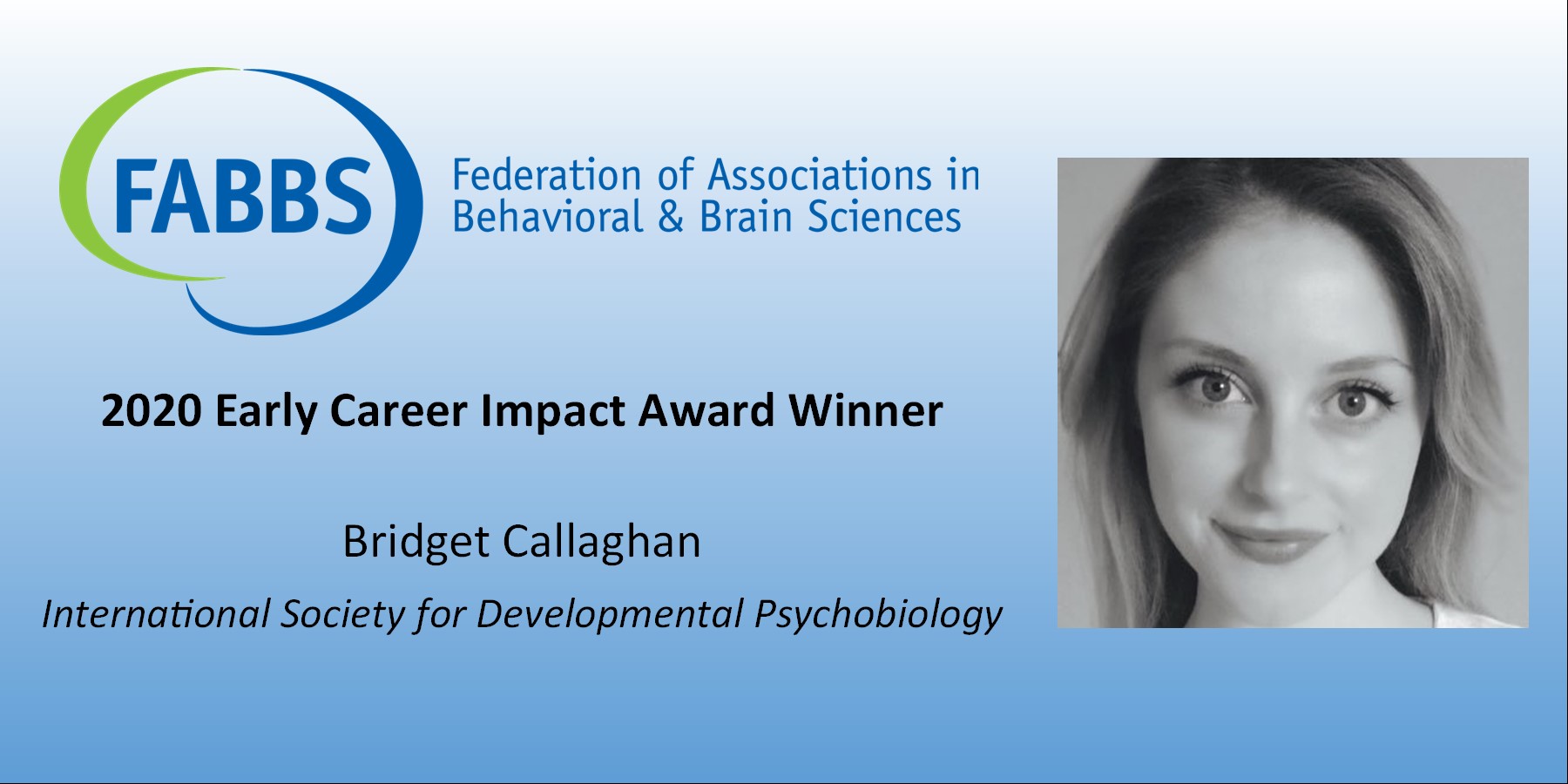 FABBS 2020 Early Career Impact Award Winner Bridget Callaghan of ISDP ...