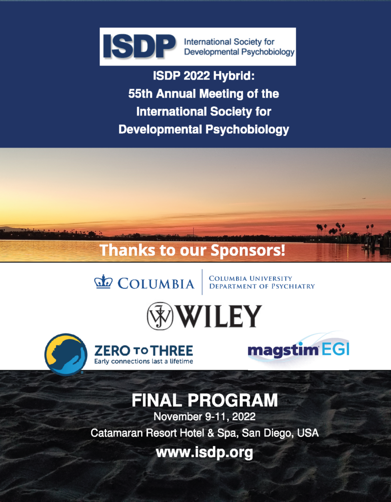 ISDP 2022 Hybrid Meeting, November 9-11, 2022 - International Society ...