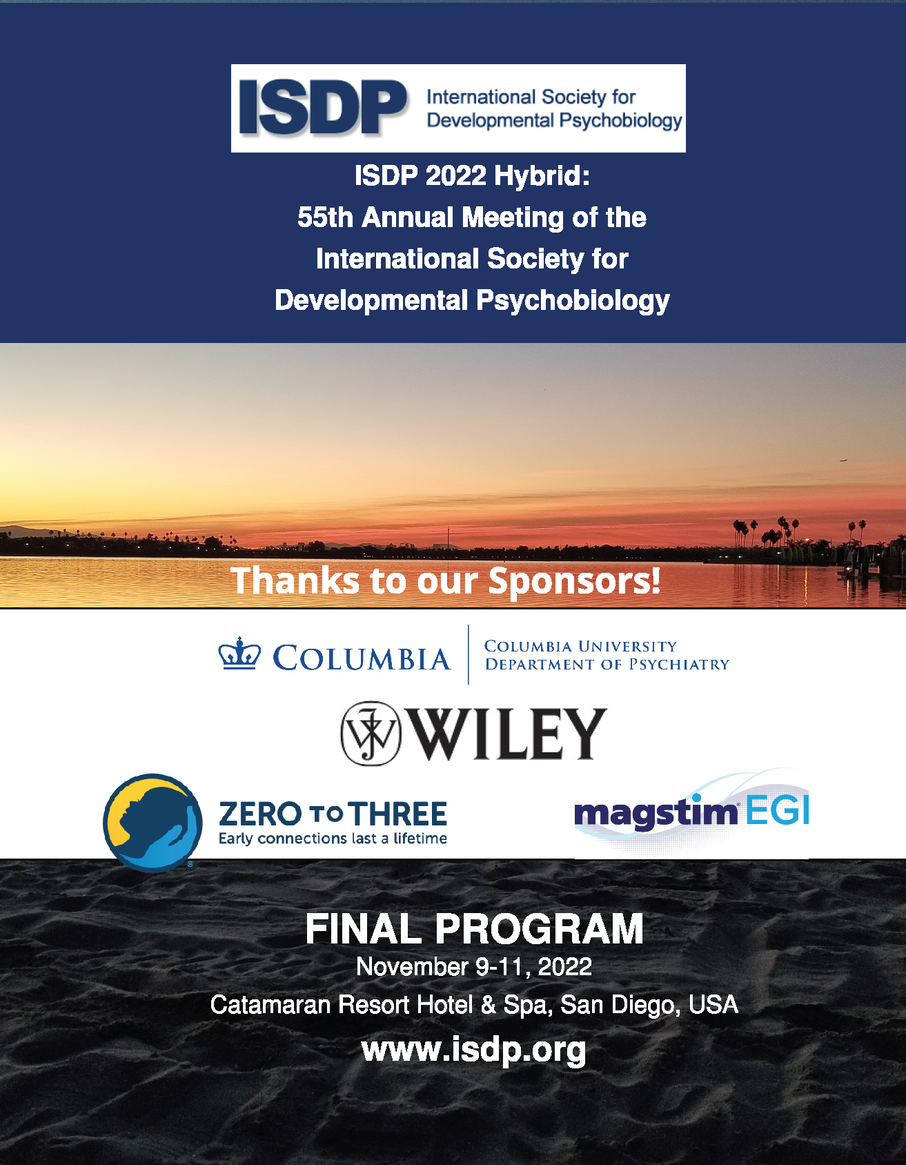 ISDP 2022 Hybrid Meeting, November 9-11, 2022 - International Society ...