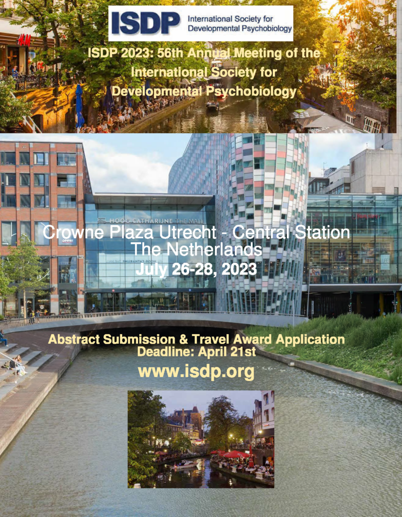 Future Meetings - International Society for Developmental Psychobiology ...